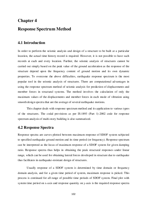 (PDF) Response spectra