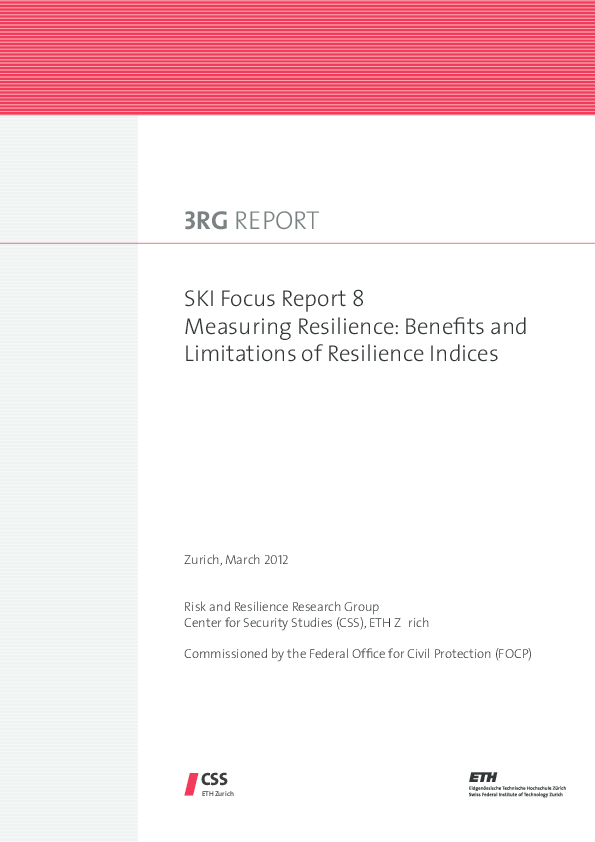 (PDF) Measuring resilience: Benefits and limitations of resilience ...