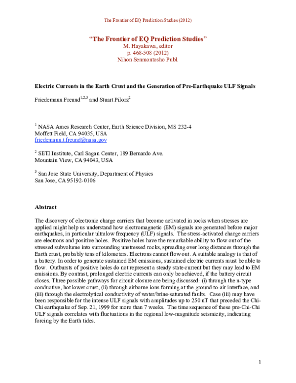 (PDF) FF & Pilorz Hayakawa book chapter 2012 | Friedemann Freund ...