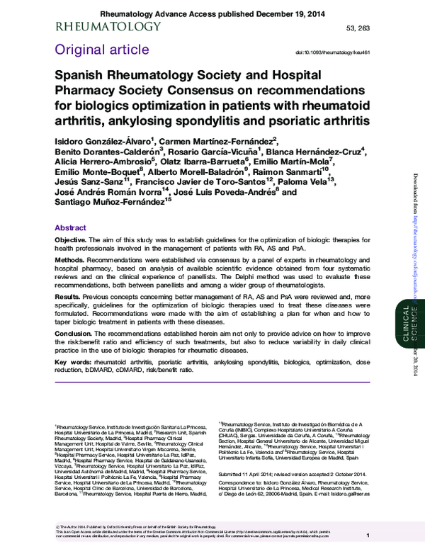 (PDF) Spanish Rheumatology Society and Hospital Pharmacy Society ...