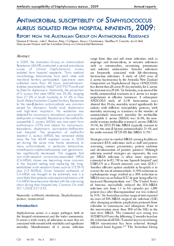 Pdf Evolution And Epidemiology Of Antimicrobial Resistance