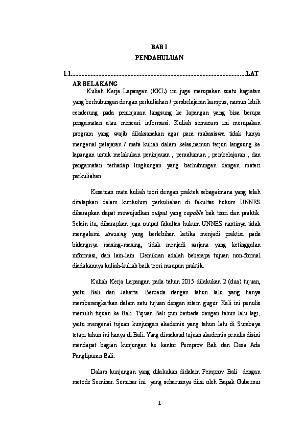 (DOC) Laporan KKL bali