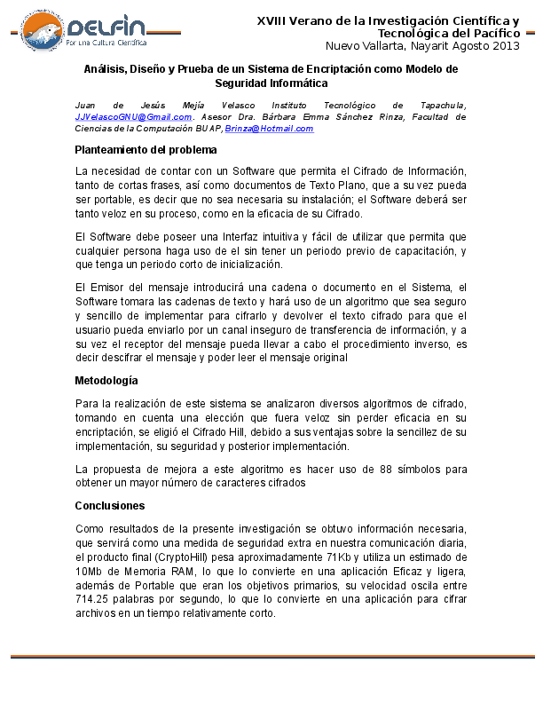 (DOC) Resumen Programa Delfin 2013