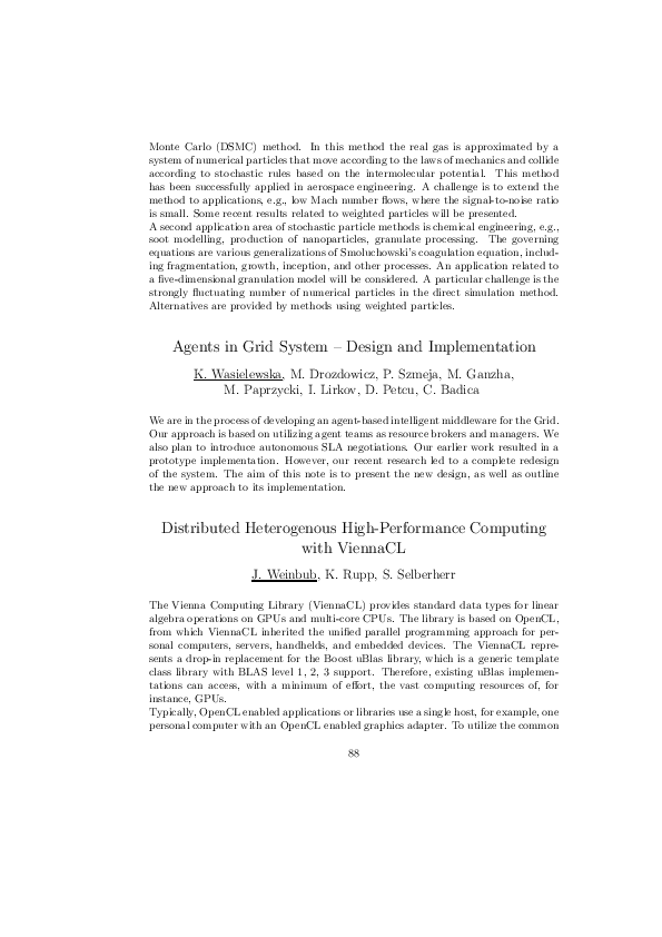 Pdf Distributed Heterogenous High Performance Computing With Viennacl