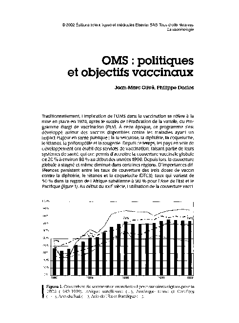 (PDF) OMS: politiques et objectifs vaccinaux
