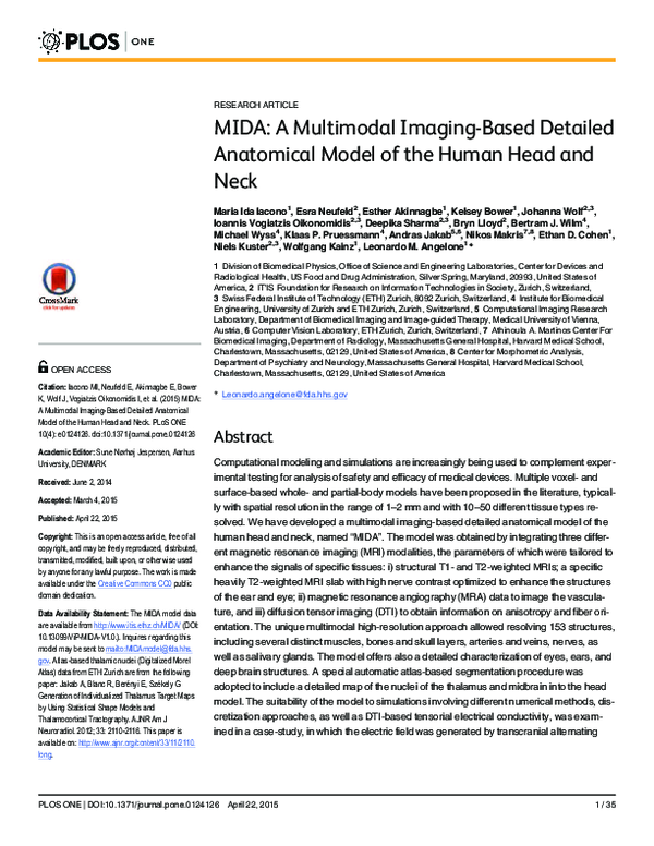 (PDF) MIDA: A Multimodal Imaging-Based Detailed Anatomical Model of the ...