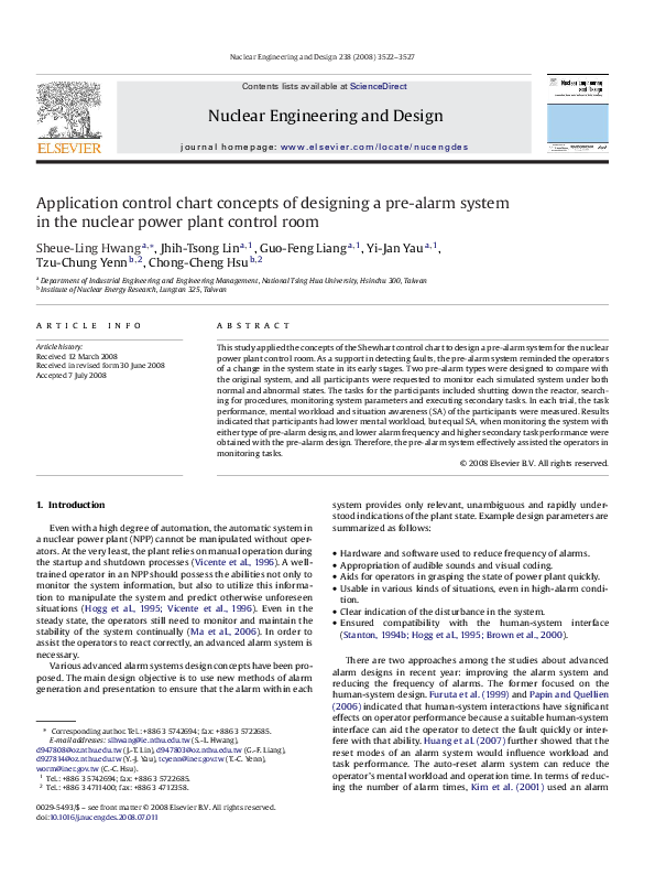 (PDF) Application control chart concepts of designing a pre-alarm ...