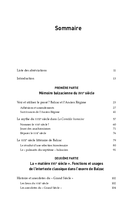 (PDF) Maxime PERRET, Balzac et le XVIIe siècle : mémoire et création littéraire, Paris, Presses ...