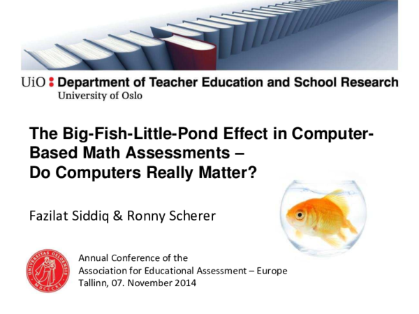 (PDF) The Big-Fish-Little-Pond Effect in Computer-Based Math ...