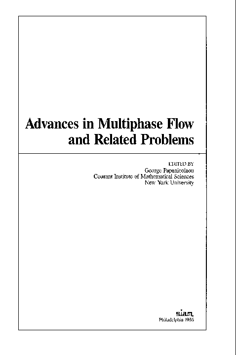 (PDF) Multiphase transport phenomena: Matching theory and experiment