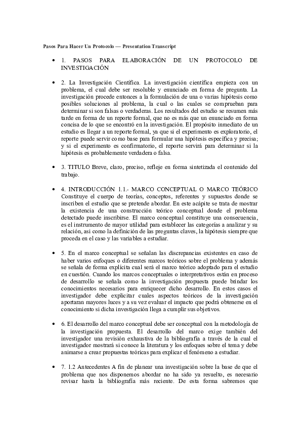 (DOC) Pasos Para Hacer Un Protocolo