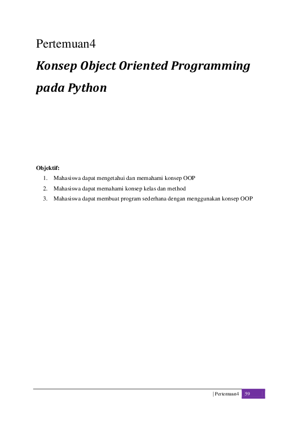 (PDF) 4. Konsep OOP