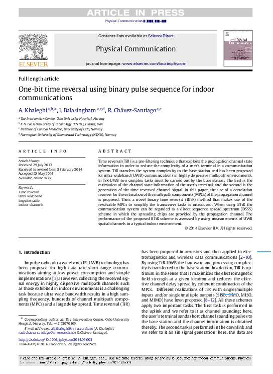 (PDF) One-bit time reversal using binary pulse sequence for indoor ...