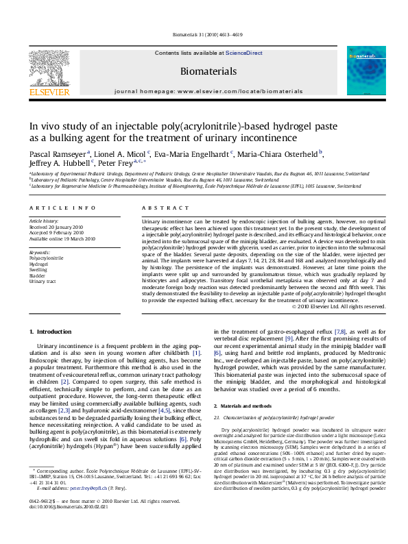 (PDF) The efficacy and safety of polylactic acid (PLA) microspheres and ...