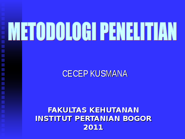 (PPT) METODOLOGI PENELITIAN