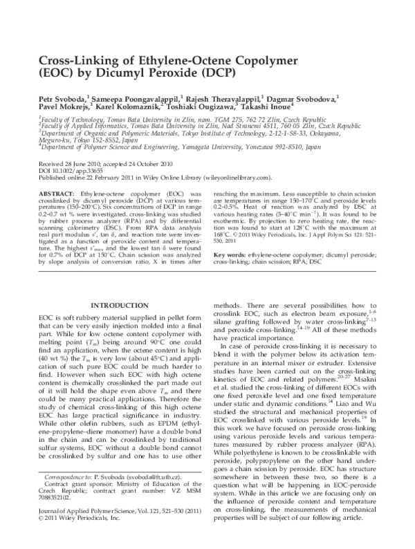 Electron Beam Crosslinked Polyethylene Octene Copolymer - The Best ...
