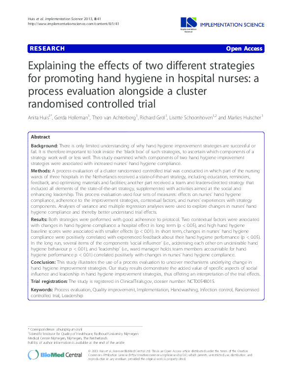 (PDF) Explaining the effects of two different strategies for promoting ...