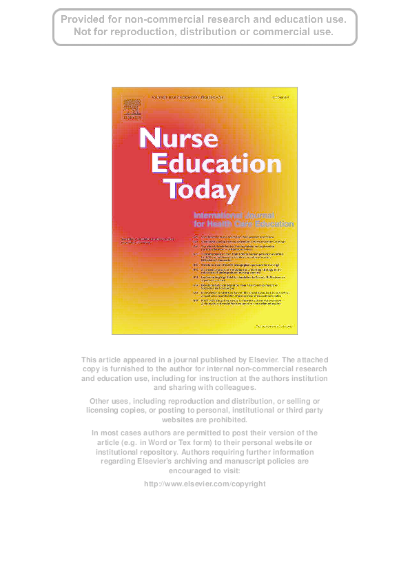 (PDF) FIRST2ACT: Educating nurses to identify patient deterioration — A ...
