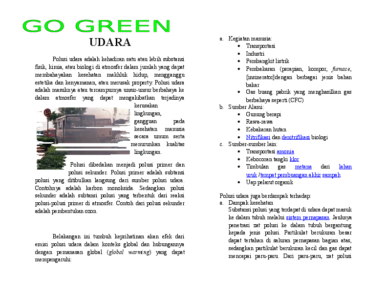 (DOC) Dokumen tips makalah-go-green