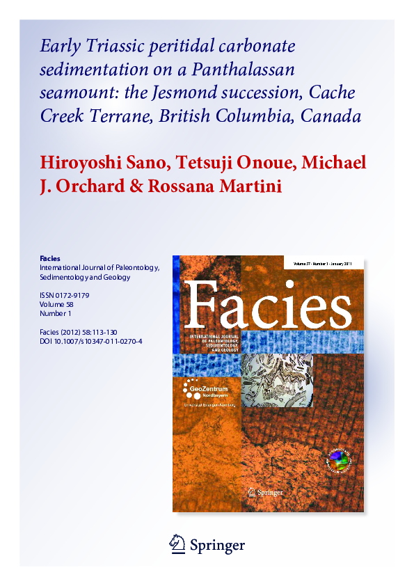 (PDF) Early Triassic peritidal carbonate sedimentation on a ...