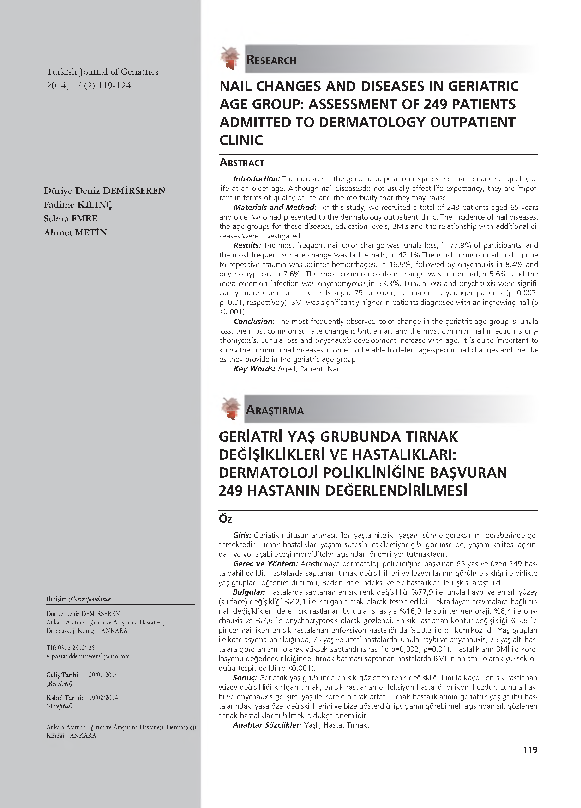 (PDF) Nail changes and disorders among the elderly | Gurcharan Singh ...