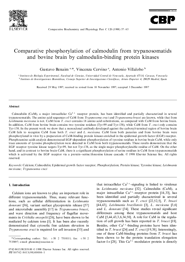(PDF) Benaim et al Comp Biochem Physiol 1998