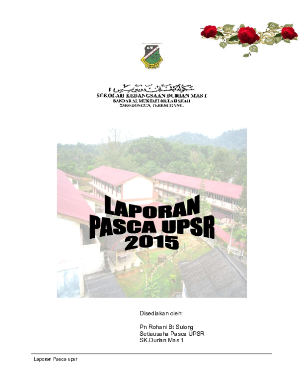 (DOC) laporan pasca upsr 2015