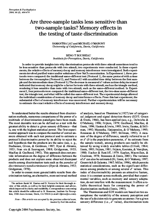 (PDF) Discrimination Testing | Puteri Maulani - Academia.edu