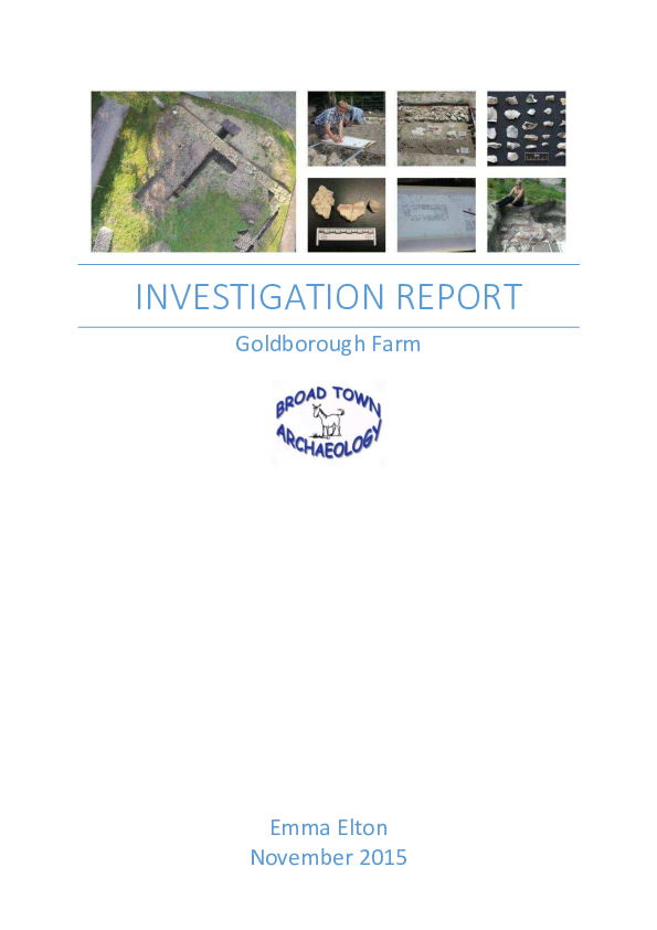 (PDF) Goldborough Farm, Broad Town: Investigation Report