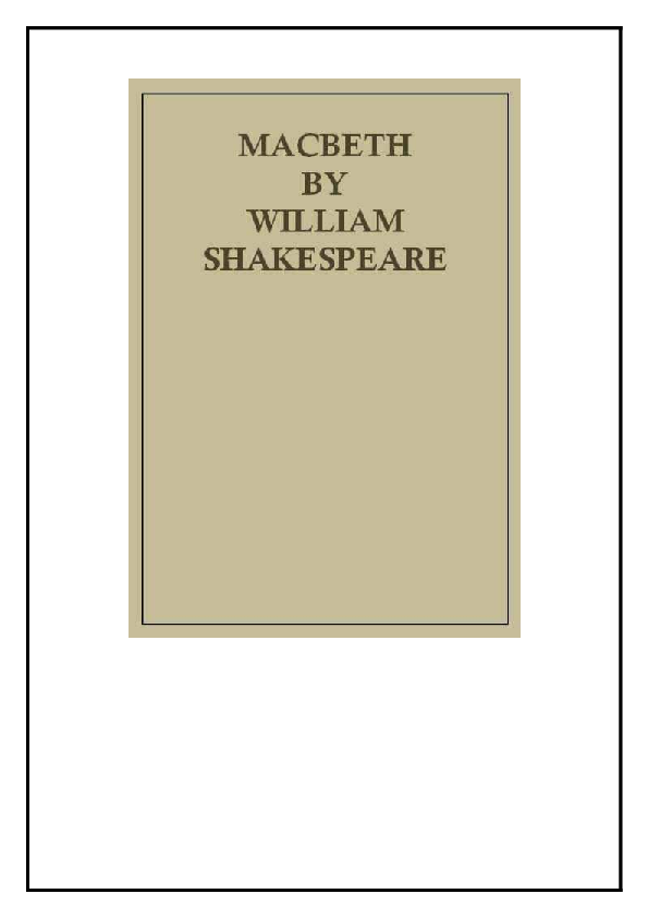 (PDF) Macbeth