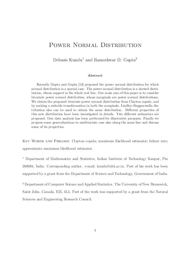 (PDF) Power-normal distribution