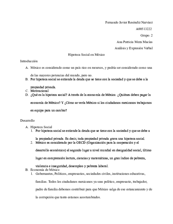 (DOC) Hipoteca social