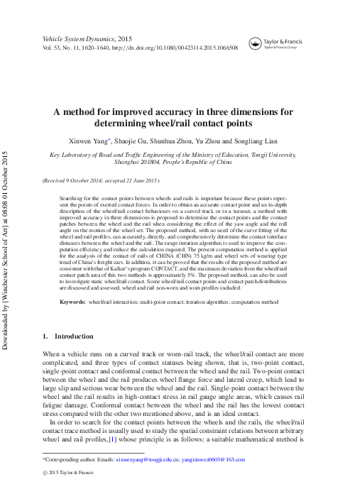 (PDF) A method for improved accuracy in three dimensions for ...