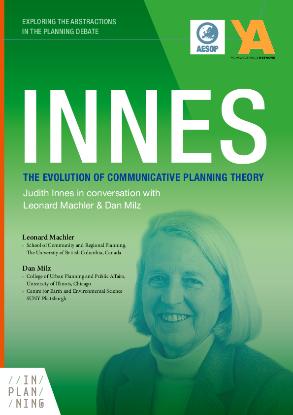 (PDF) Innes: The evolution of communicative planning theory (Machler ...