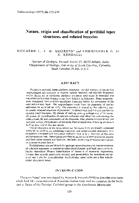 (PDF) Nature, origin and classification of peritidal tepee structures ...
