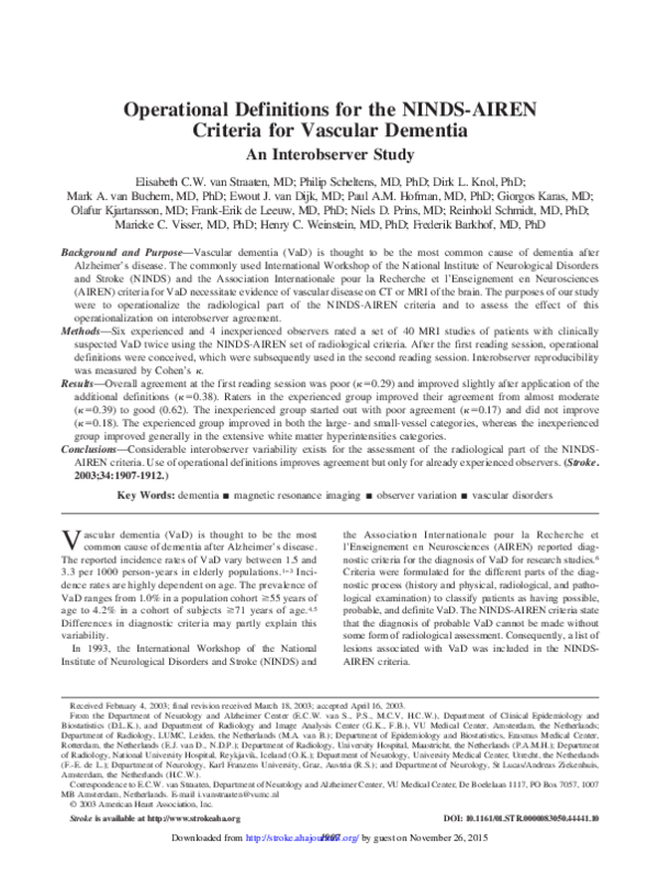 Study Sections Ninds
