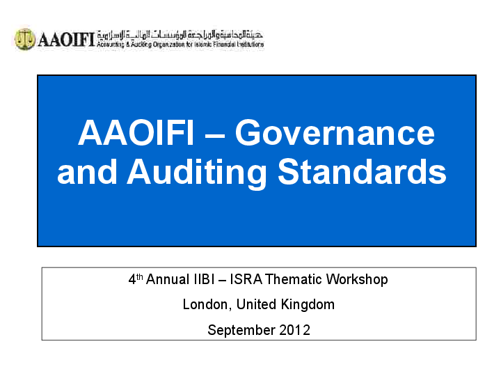 (PDF) AAOIFI Standards