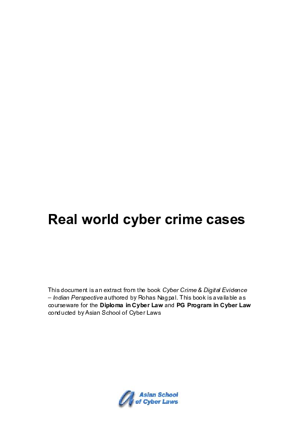 (DOC) Real-world-cyber-crime-cases