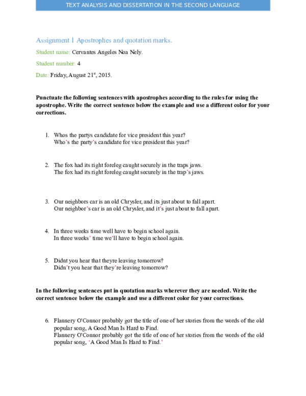 apa quotation marks rules