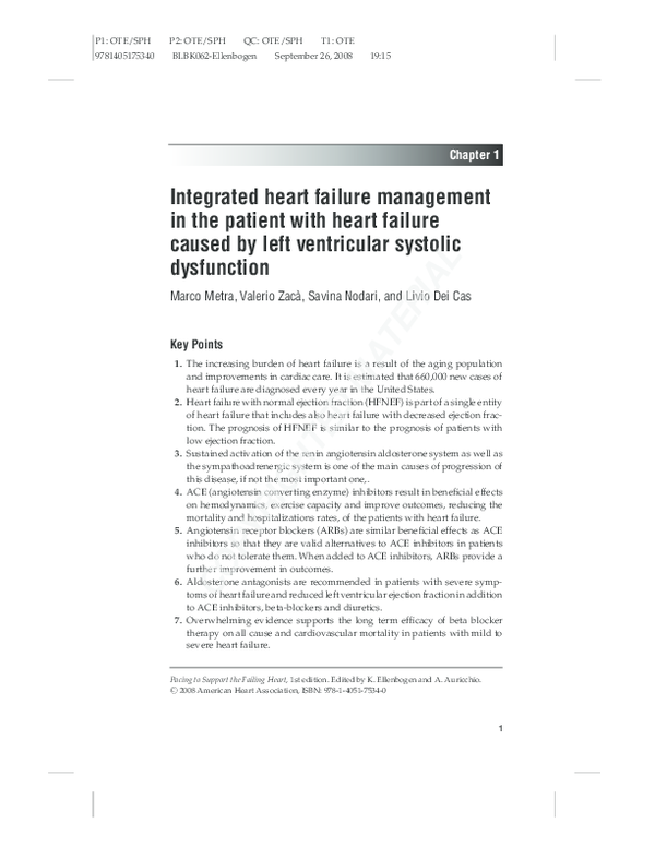 (PDF) Integrated Heart Failure Management in the Patient with Heart ...