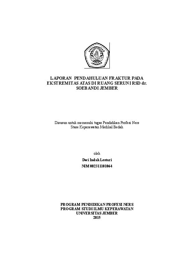 (DOC) LP ekstremitas atas