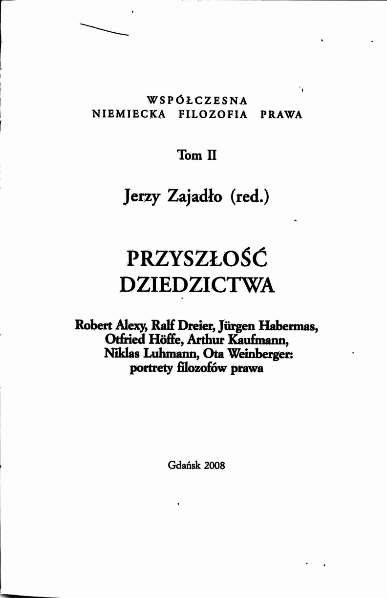 (PDF) Robert Alexy - niepozytywistyczna filozofia prawa [Robert Alexy ...