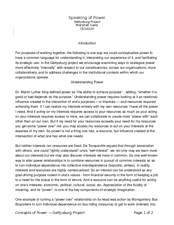 (DOC) Speaking of Power