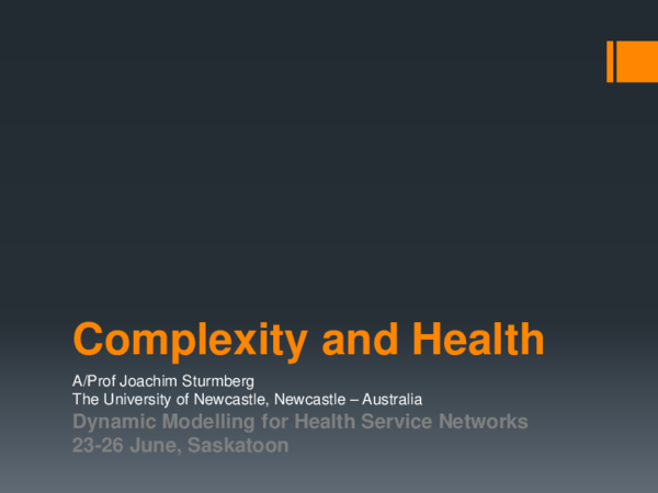 (PDF) Complexity and Health
