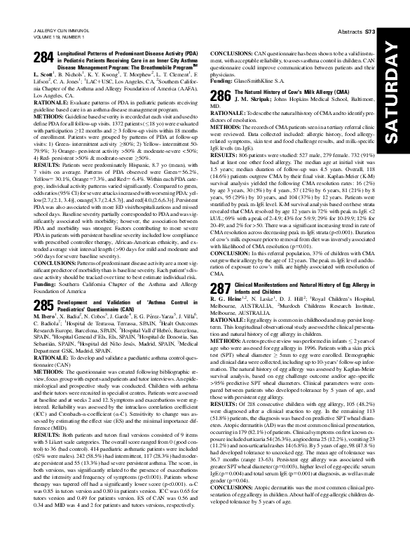 (PDF) Development and Validation of 'Asthma Control in Paediatrics' Questionnaire (CAN)