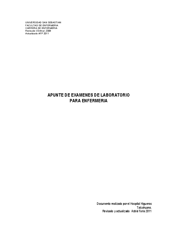 (PDF) Interpretacion Examenes laboratorio