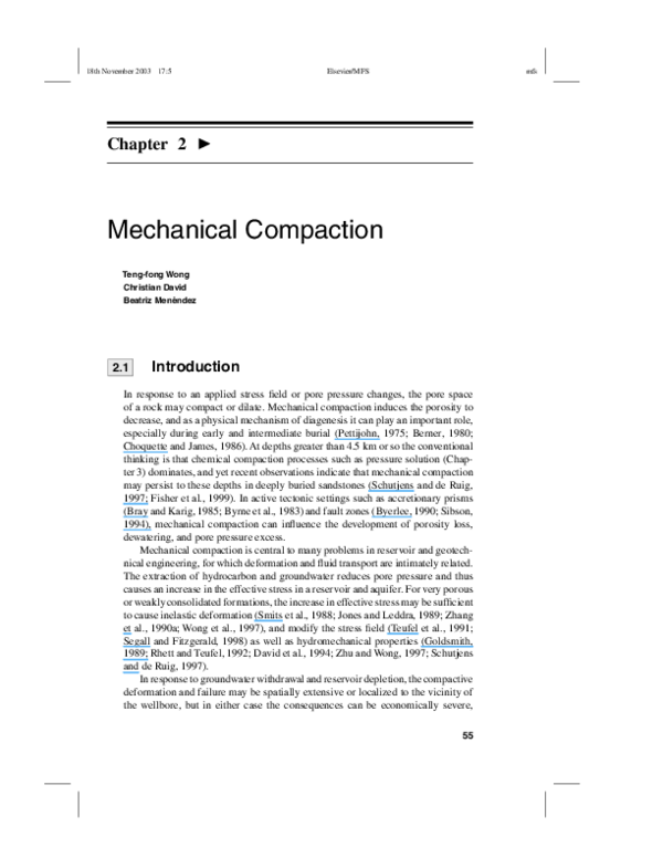 (PDF) Chapter 2 Mechanical compaction