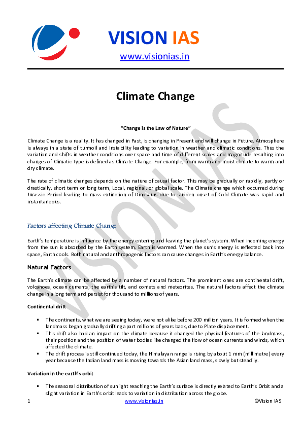 (PDF) Climate Change