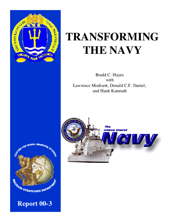 (PDF) TRANSFORMING THE NAVY