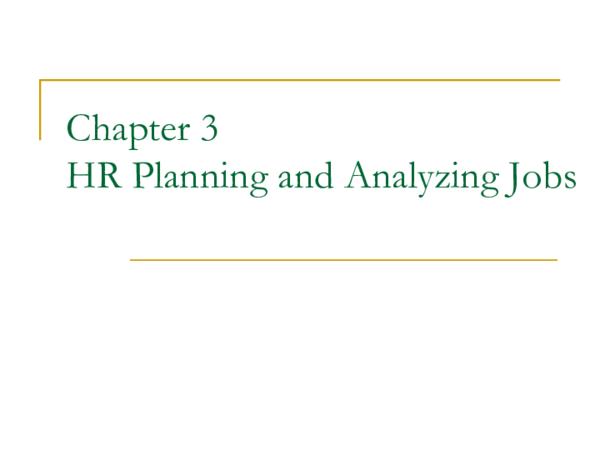 (PDF) human resource management -chapter 2 &3